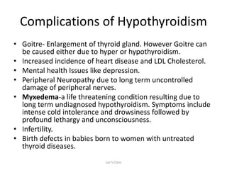 Thyroid disorders -Study material for nursing students | PPTX