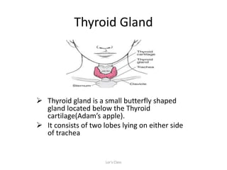 Thyroid disorders -Study material for nursing students | PPTX