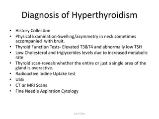 Thyroid disorders -Study material for nursing students | PPT
