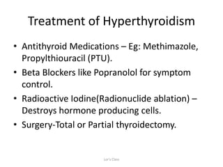 Thyroid disorders -Study material for nursing students | PPT