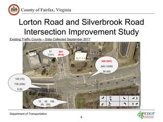 Lorton Road and Silverbrook Road Intersection Improvement Study | PPT