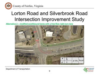Lorton Road and Silverbrook Road Intersection Improvement Study | PPT
