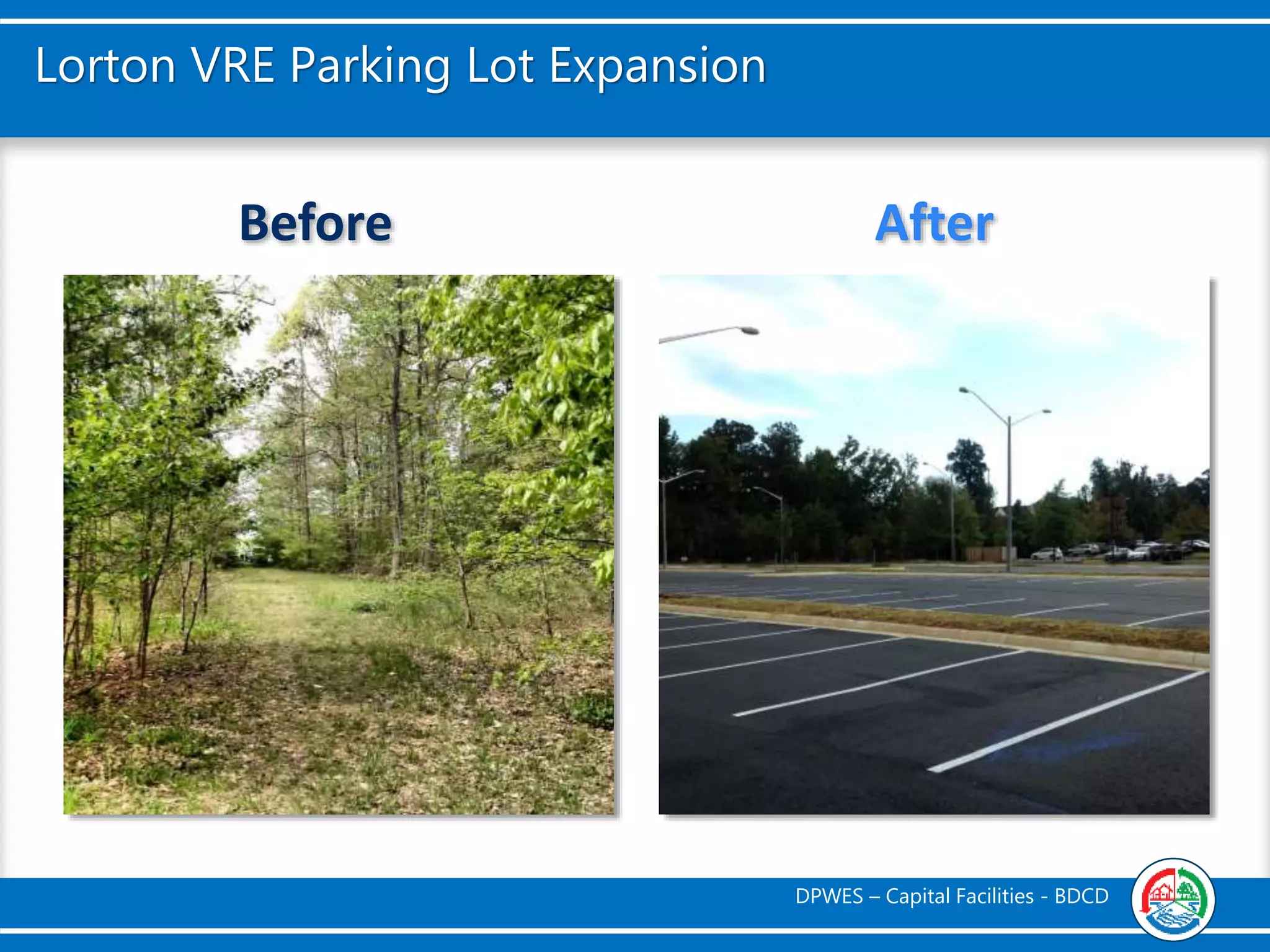 Lorton VRE Parking Lot Expansion | PPTX