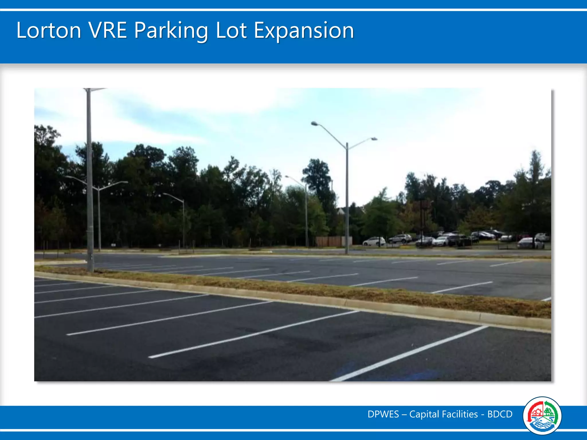 Lorton VRE Parking Lot Expansion | PPTX