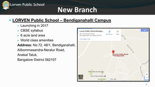 Lorven Public School Overview | PPTX