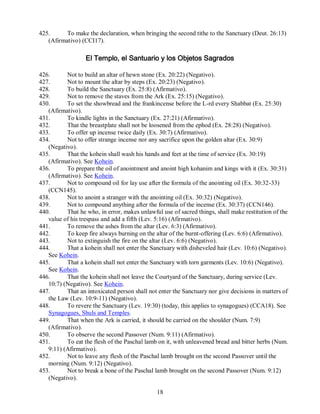 Los 613-mitzvot-mandamientos | PDF