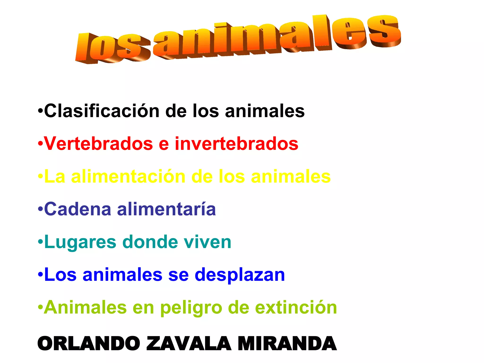 Los Animales | PPT