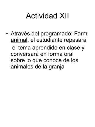 Los Animales De La Granja | PPT