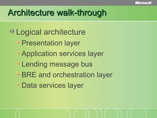 Loan Origination Reference Architecture Deep Dive | PPT