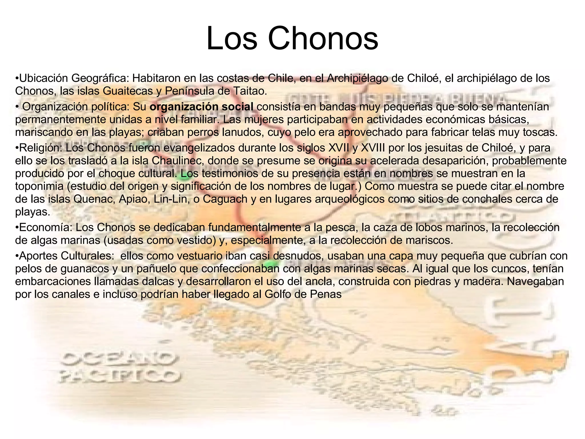 Los Chonos | PPT