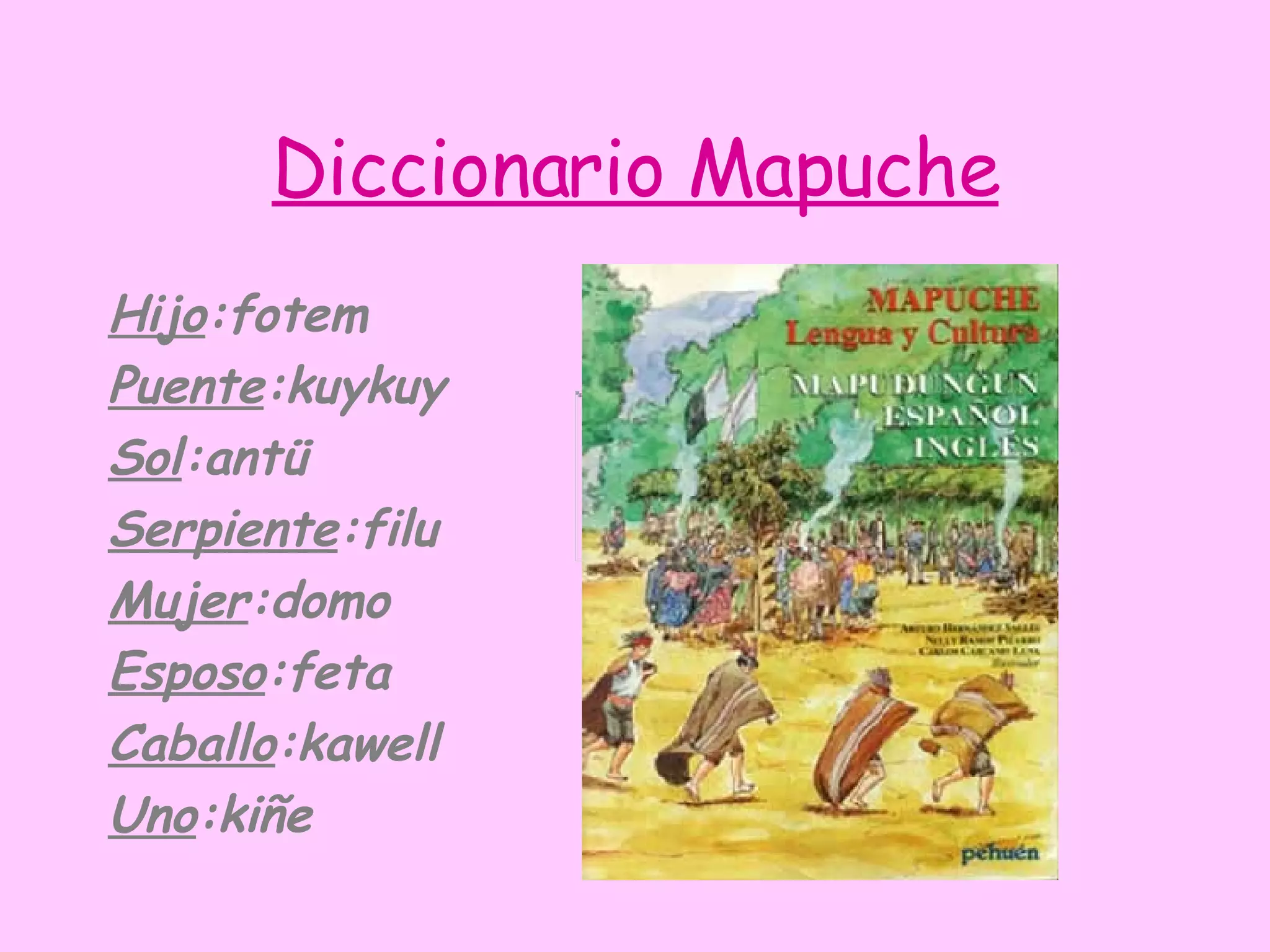 Los Mapuches Constanza Y Paloma | PPT