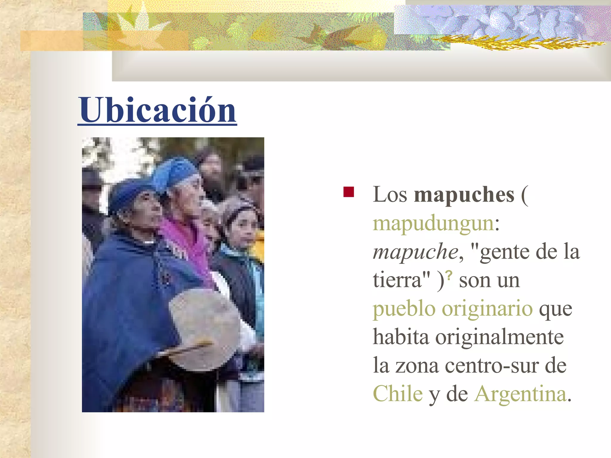 Los Mapuches Lucia Santiago | PPT