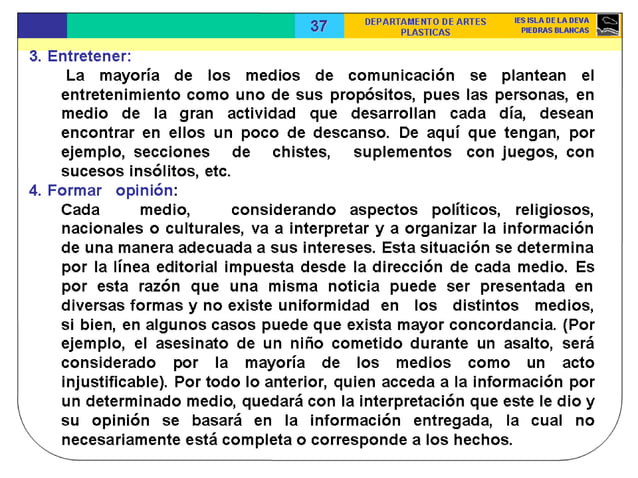 Los Medios De ComunicacióN De Masas 2b1parte | PPT