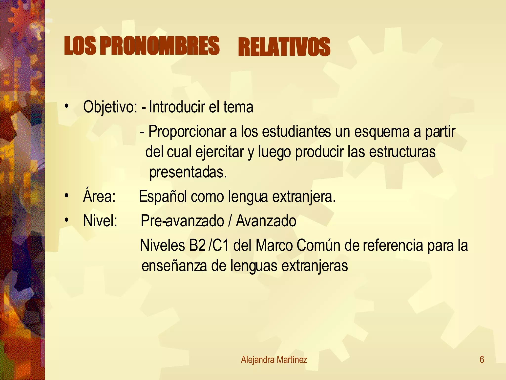 Los Pronombres Relativos | PPS