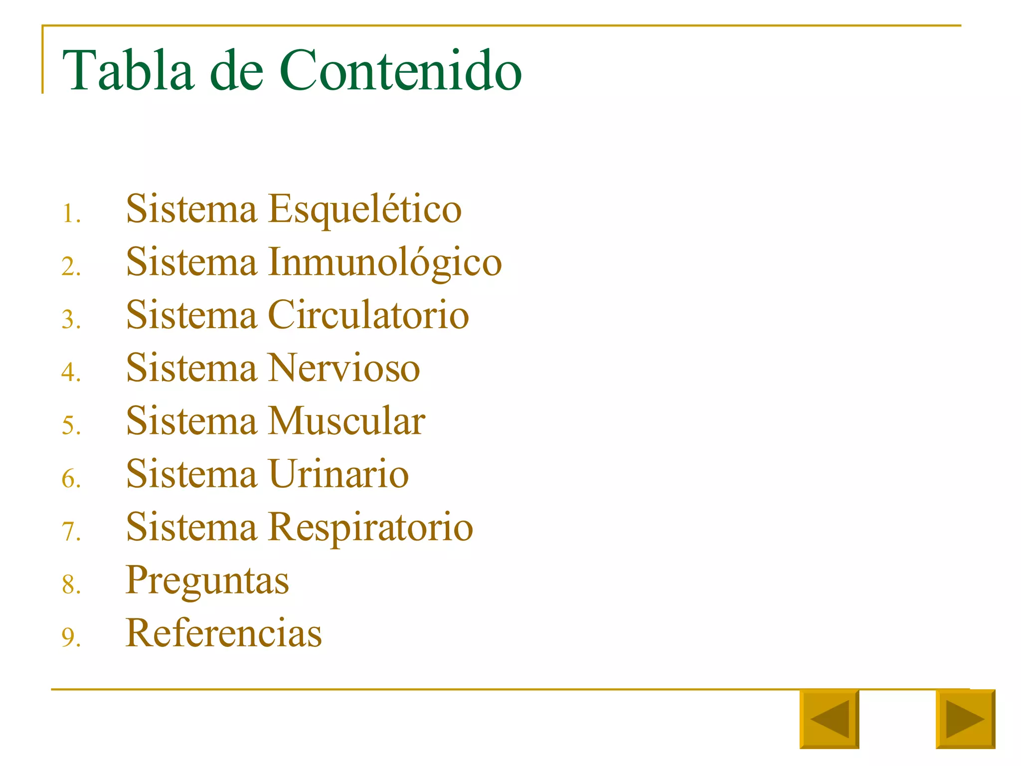 Los Sistemas Del Cuerpo Humano (Modulo Terminado 2) | PPT