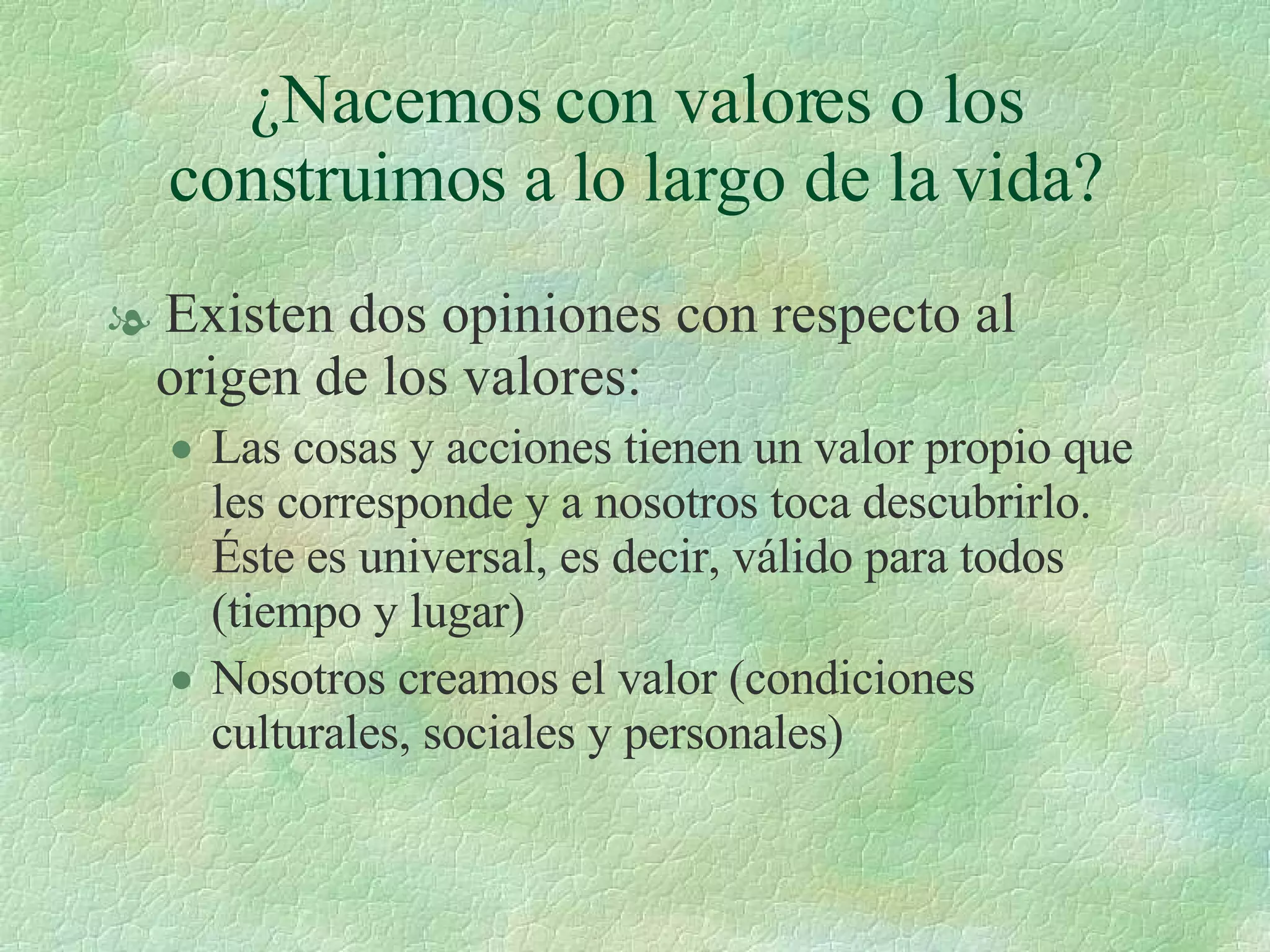 Los Valores Origen Y Etapas Kolhberg | PPT