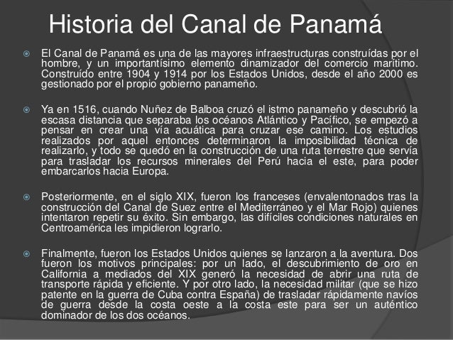 Historia De Panamá Resumen – 10 hechos que marcaron la historia de ...