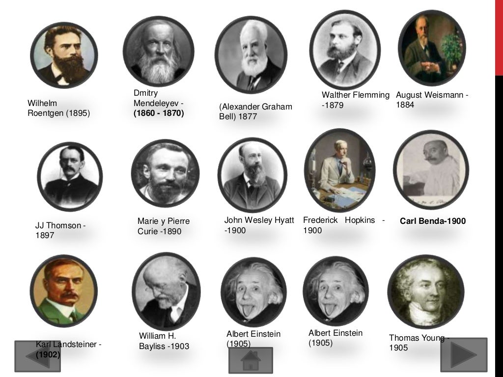 Los 100 cientificos que han aportado a la ciencia