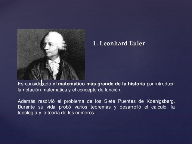 Los 10 matematicos mas importantes de la historia