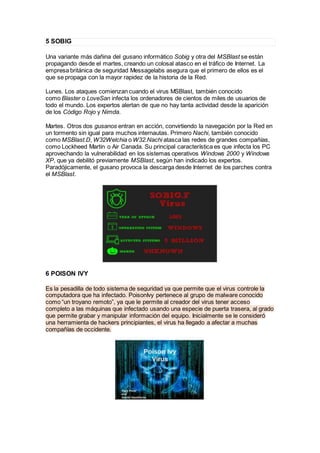 Los 10 peores virus informaticos de la historia | DOCX