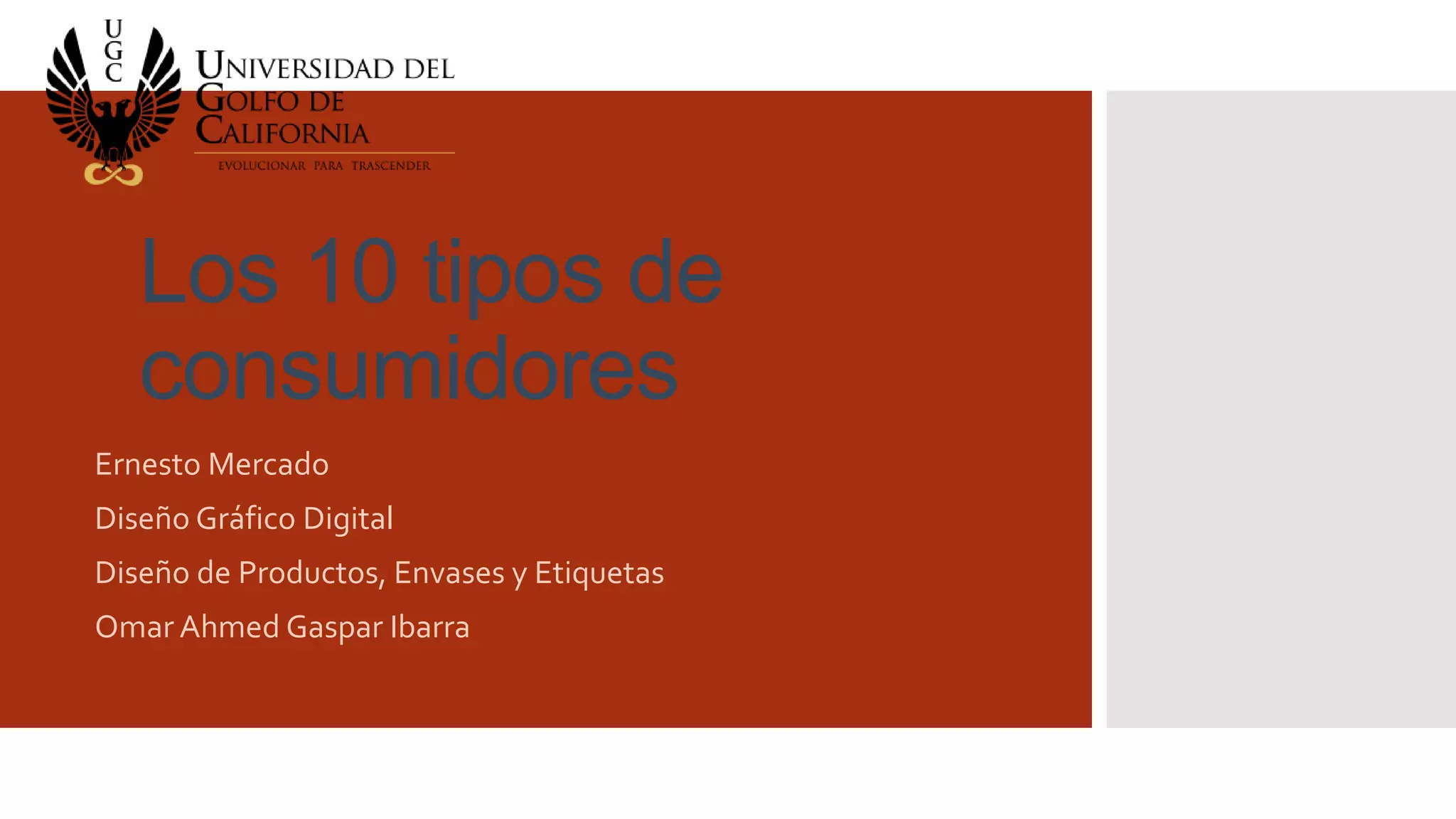Los 10 tipos de consumidores | PPTX