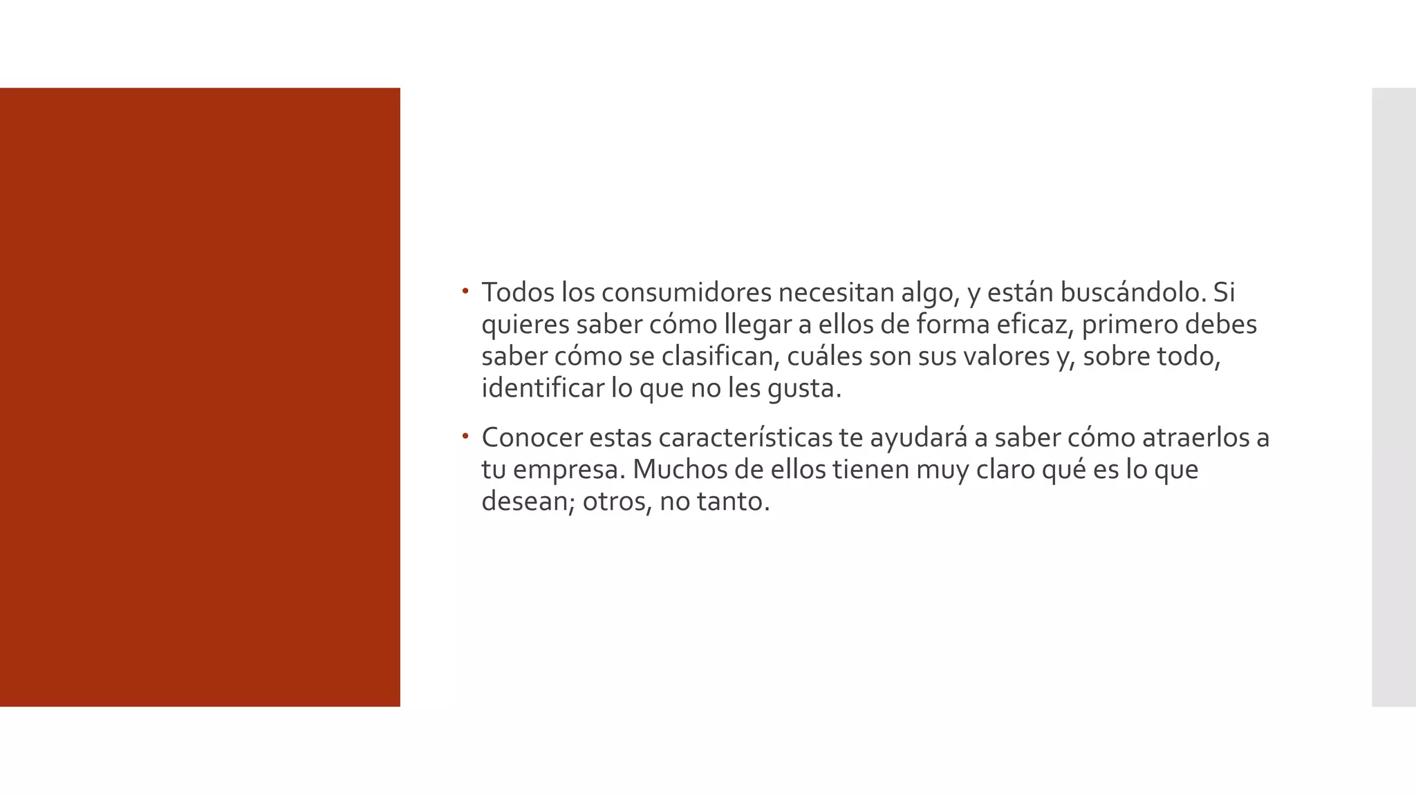 Los 10 tipos de consumidores | PPTX