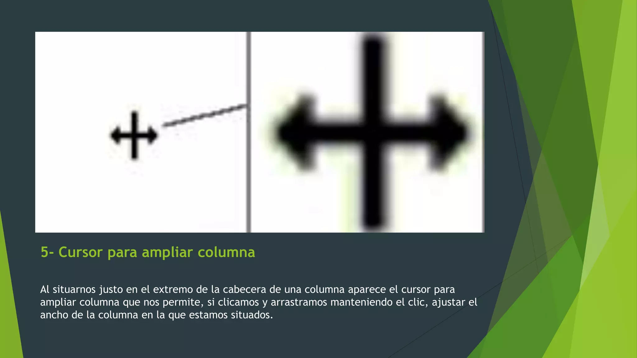Los 11 cursores de Microsoft Excel y sus funciones | PPTX