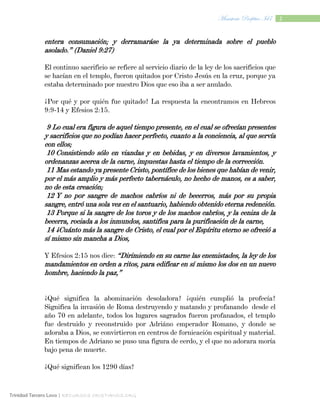 Los 1290 dias de daniel capitulo 12:11 ¿que significan? | PDF