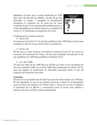 Los 1290 dias de daniel capitulo 12:11 ¿que significan? | PDF