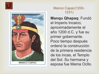 Los 12 incas | PPTX