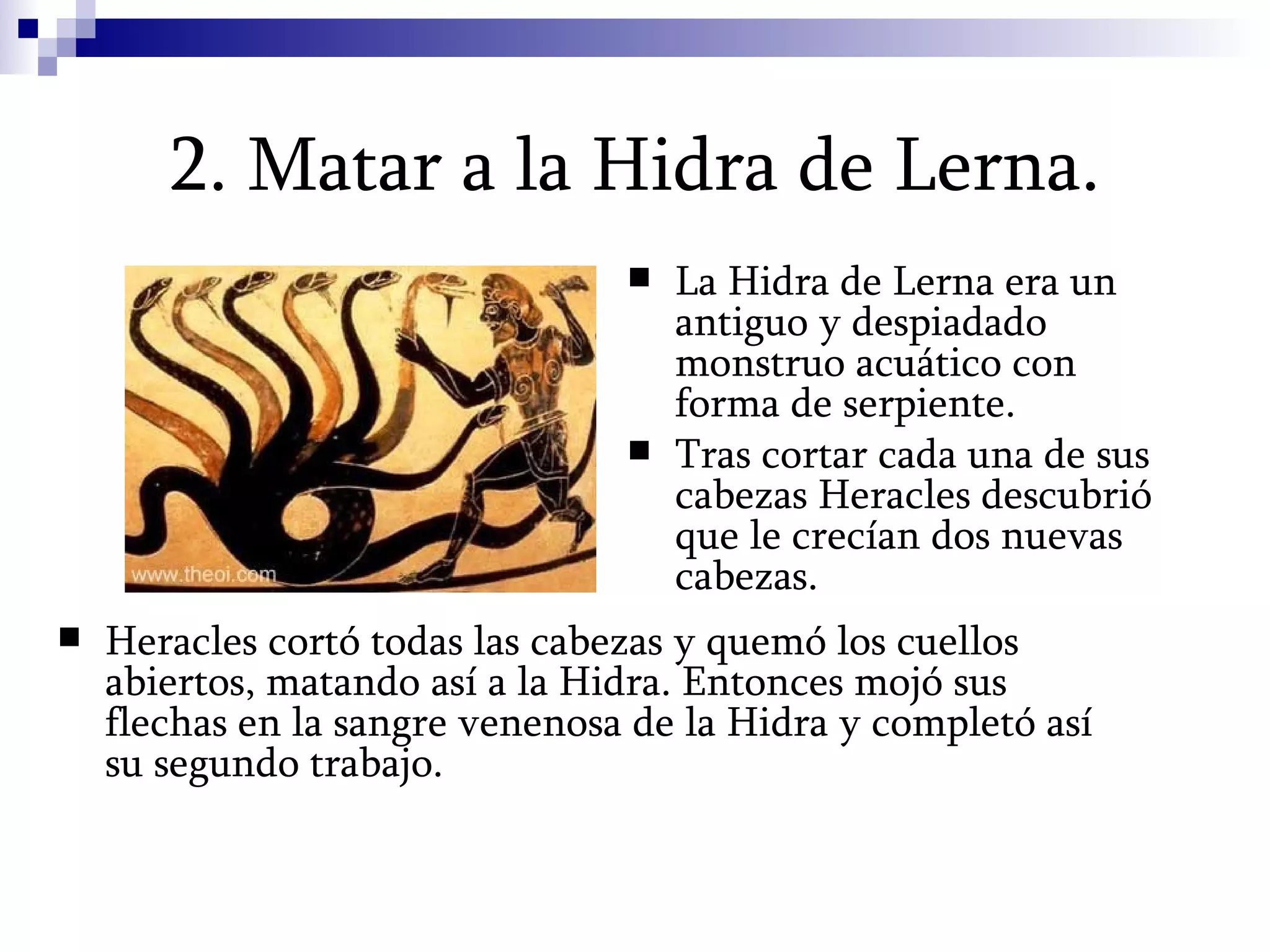 Los 12 trabajos de Heracles | PPT