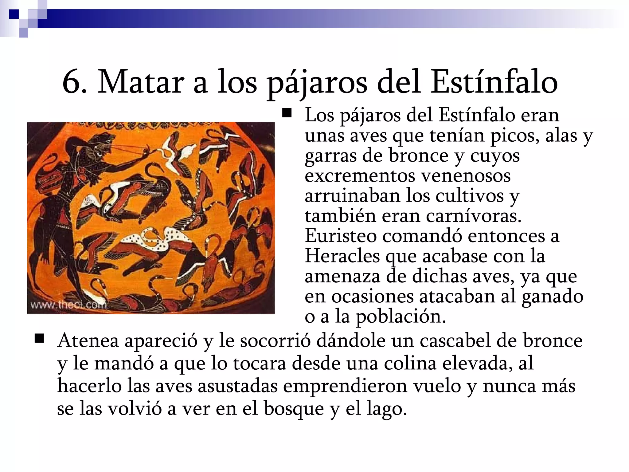 Los 12 trabajos de Heracles | PPT