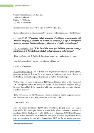 Los 1335 dias de Daniel 12:12 ¿que significan? | PDF