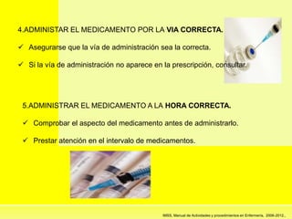 Los 5 correctos de enfermeria | PPTX