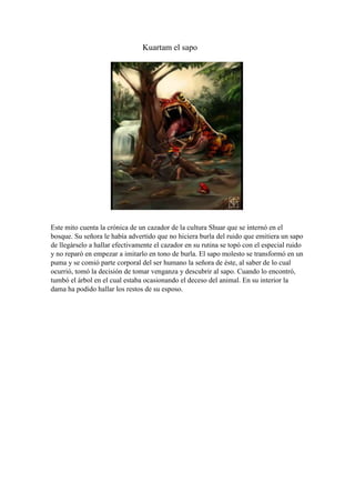 Los 5 mitos y leyendas del ecuador | PDF