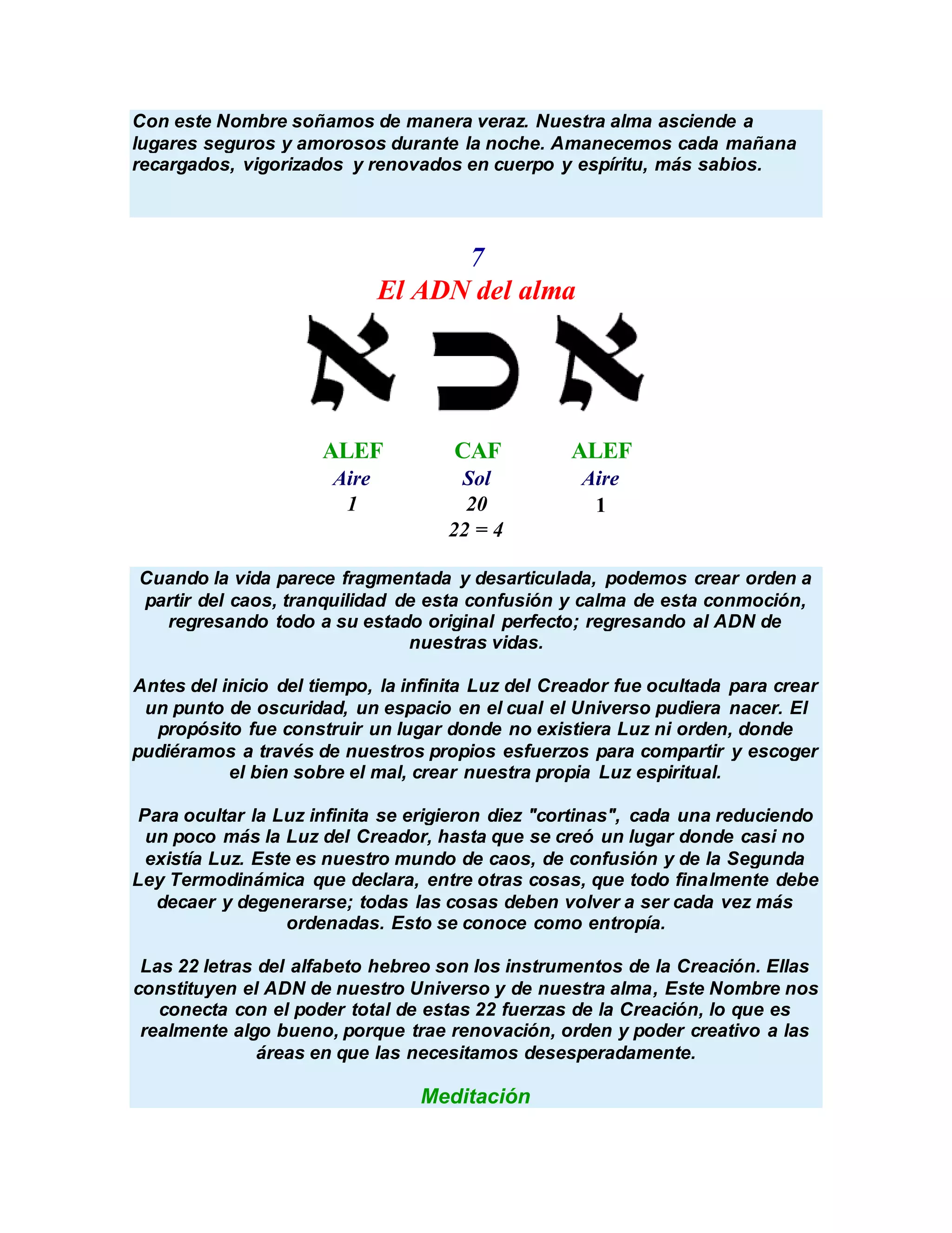 Los 72 nombres de dios completo | PDF