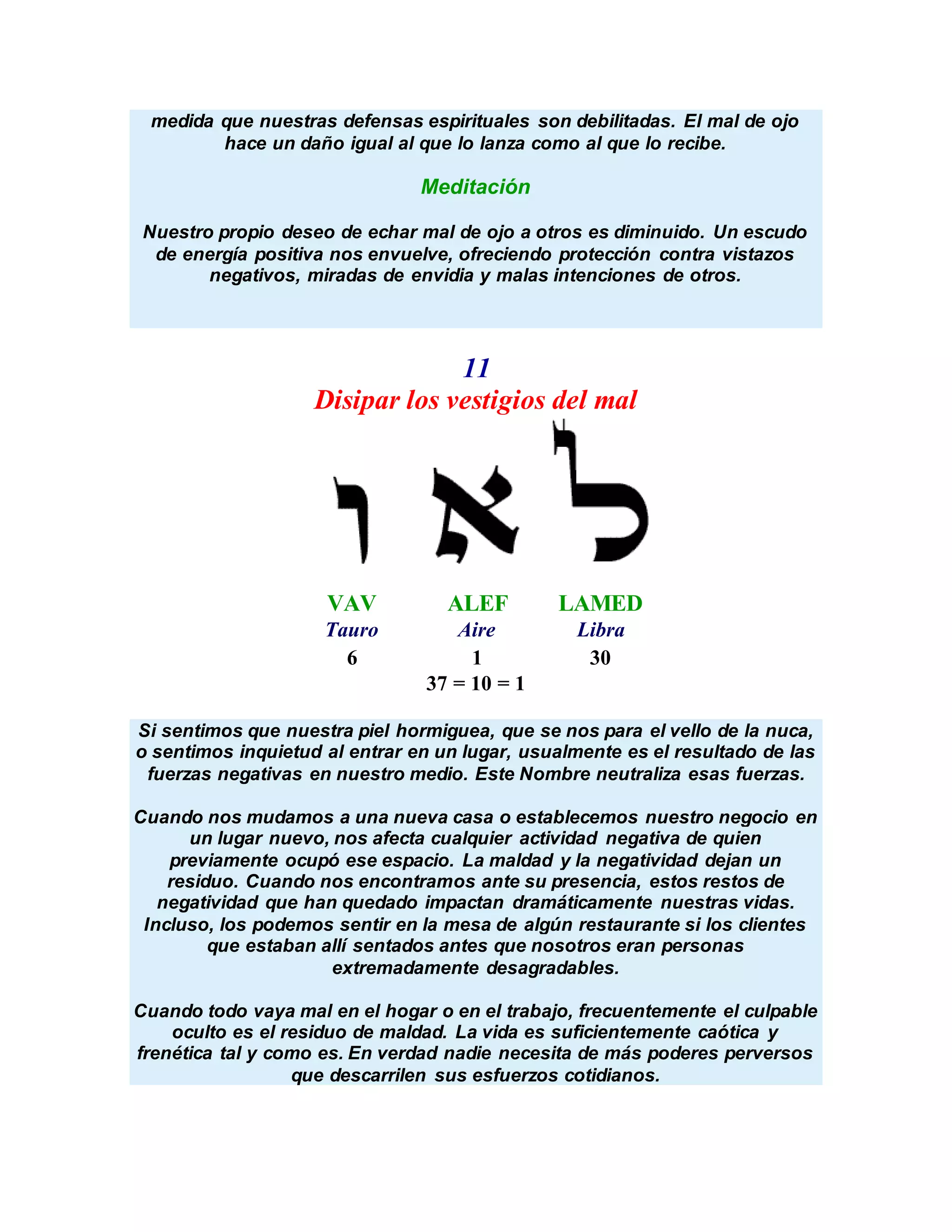 Los 72 nombres de dios completo | PDF