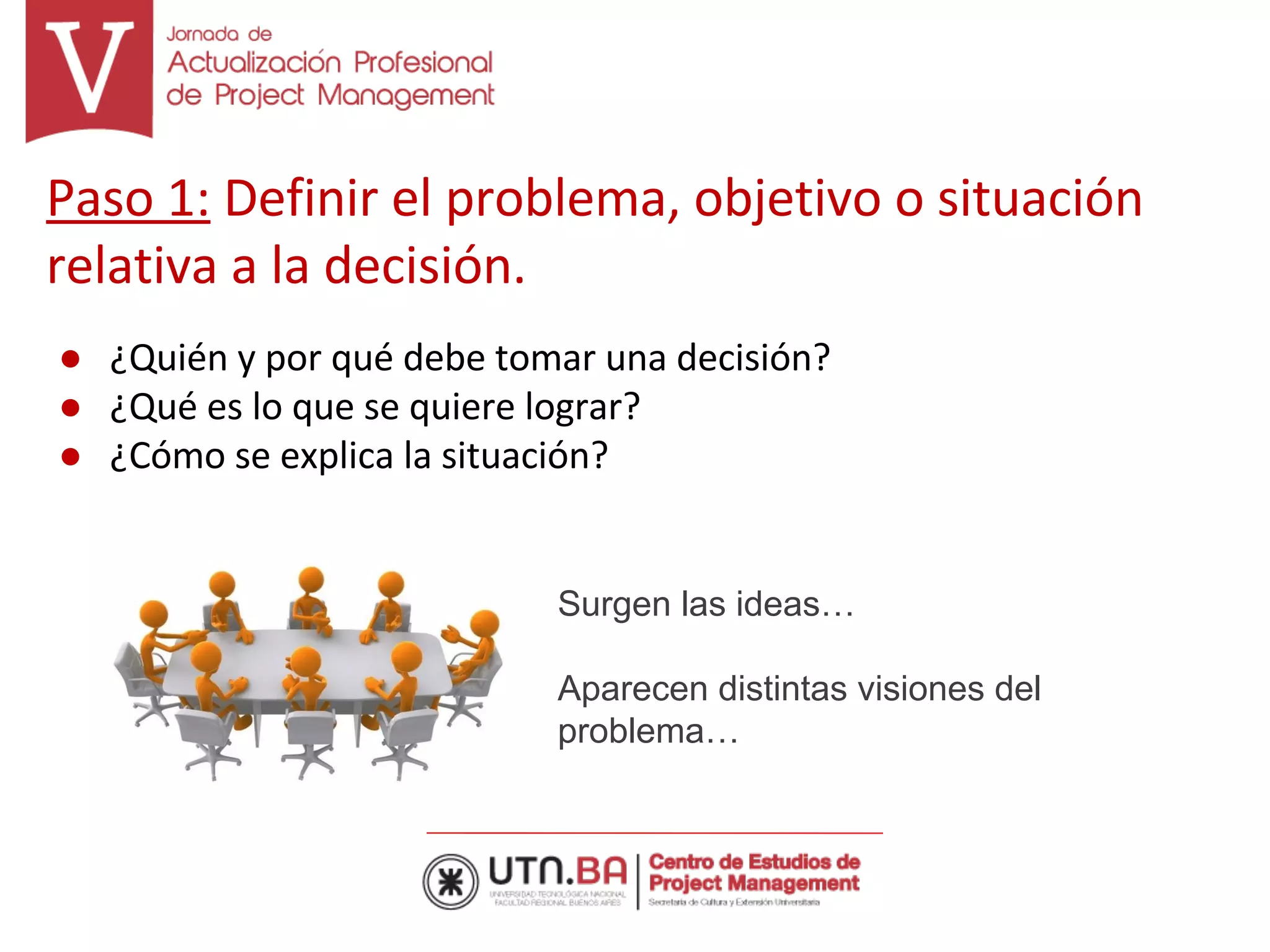 Los 8 pasos de la toma de decisiones | PPT