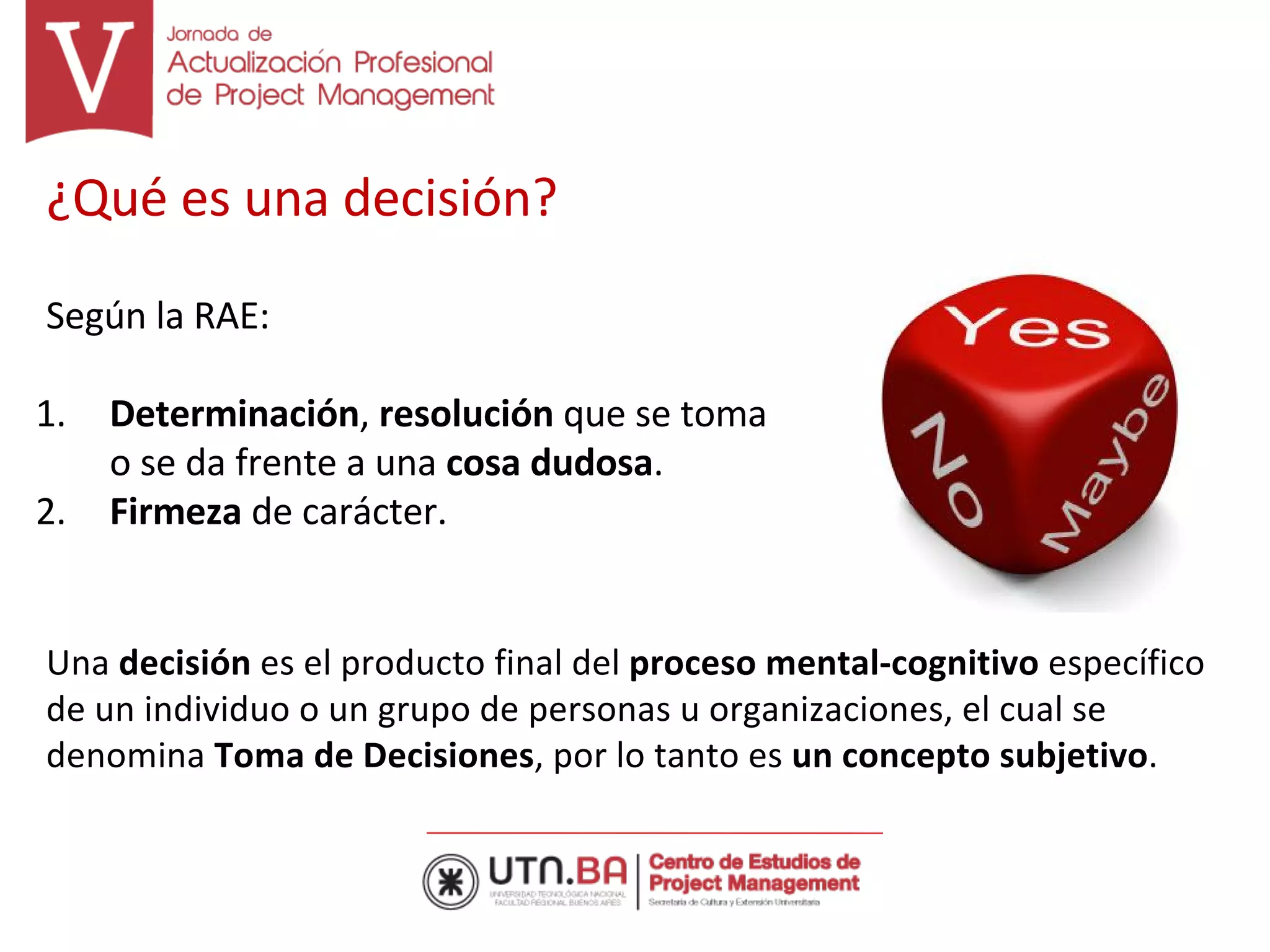 Los 8 pasos de la toma de decisiones | PPT