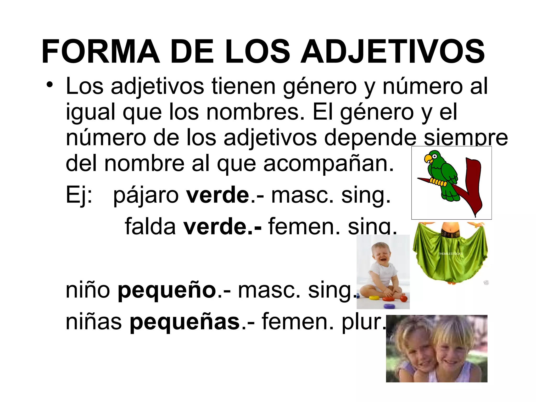 Los Adjetivos | PPT