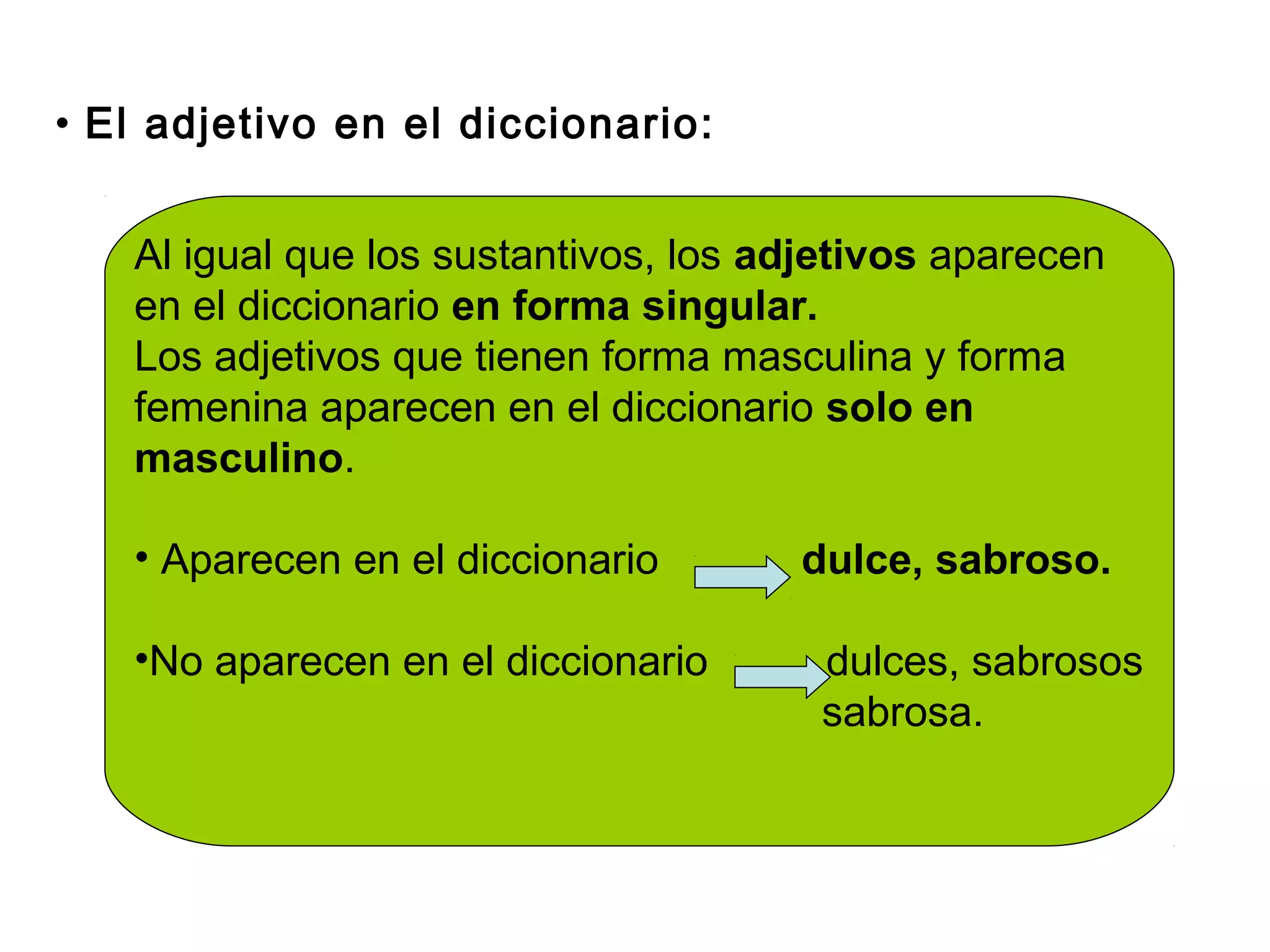 Los Adjetivos | PPT