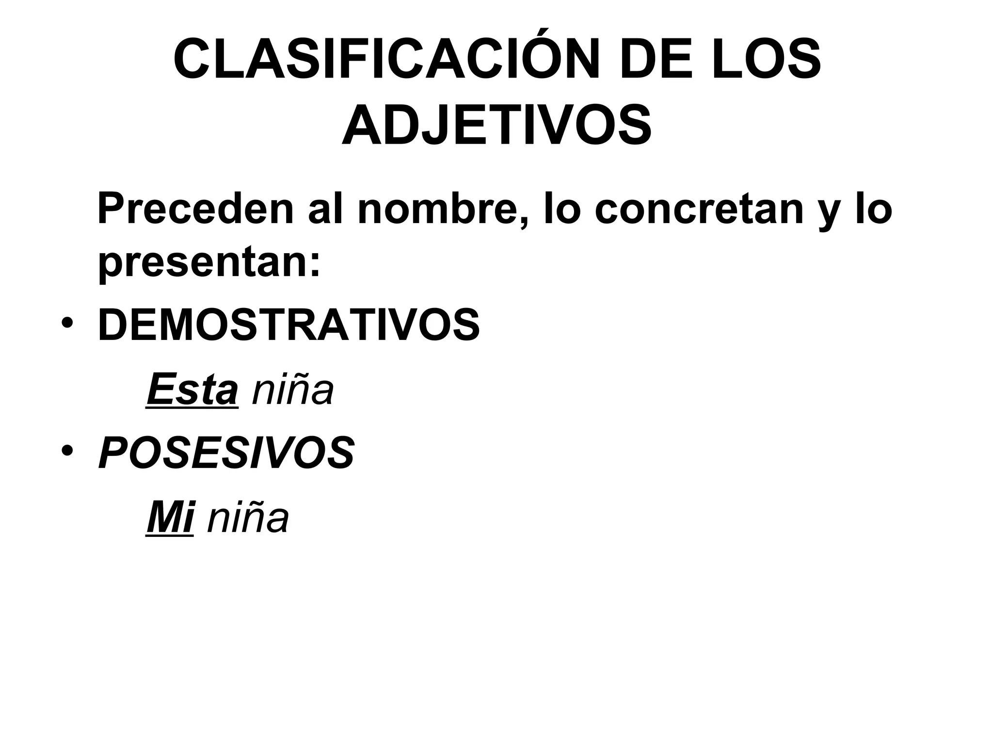 Los Adjetivos | PPT