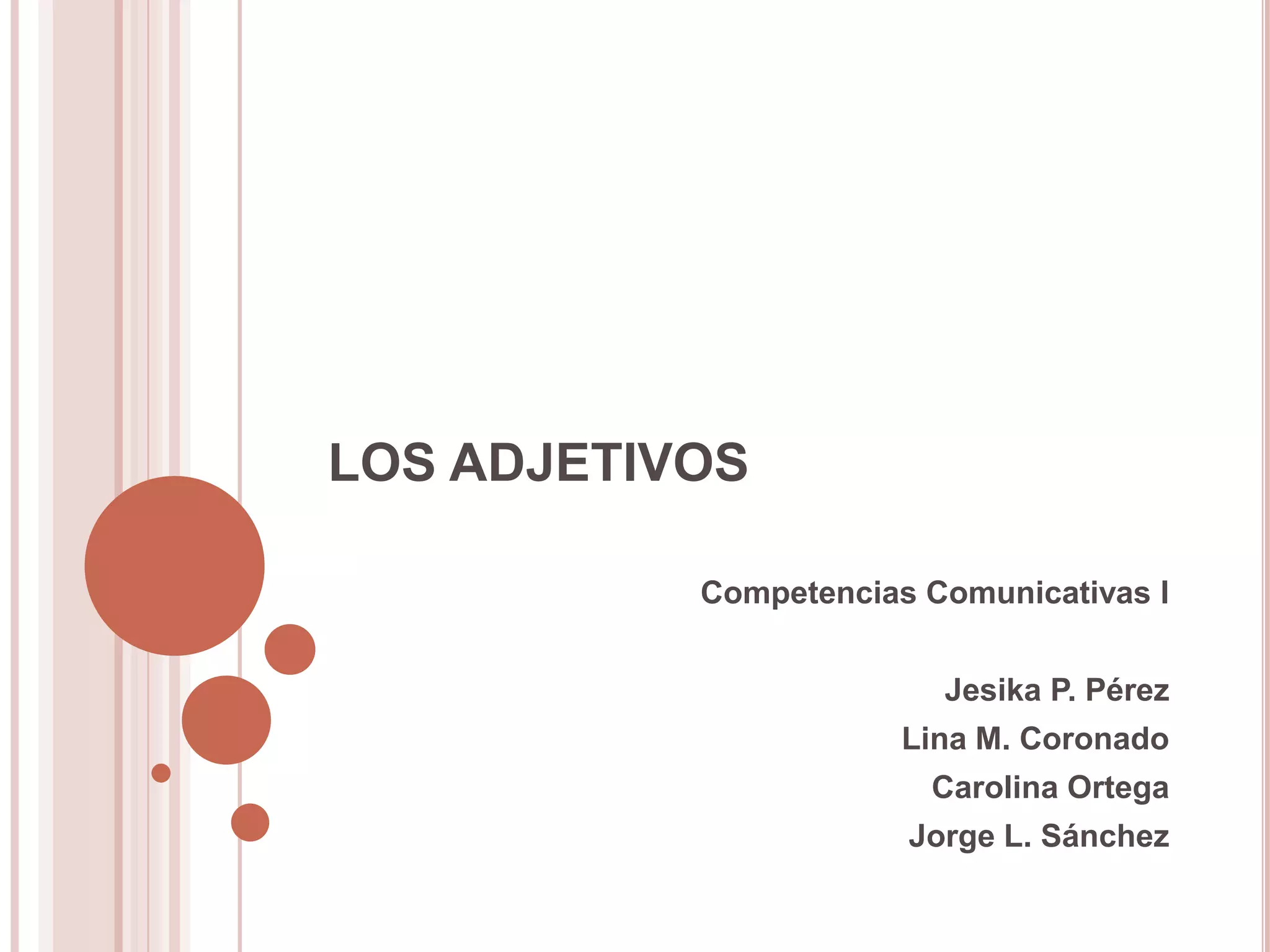 Los Adjetivos | PPT