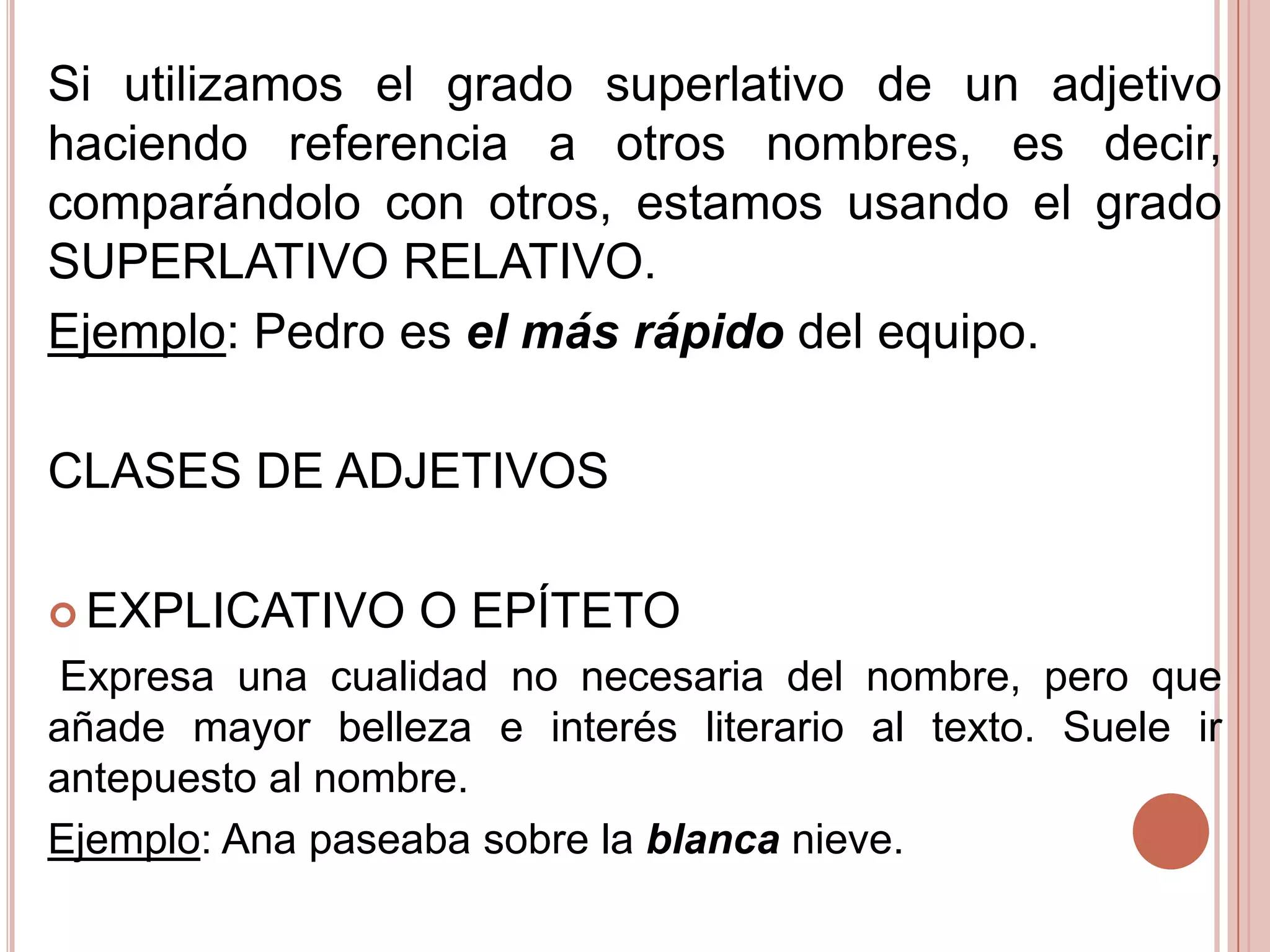Los Adjetivos | PPT