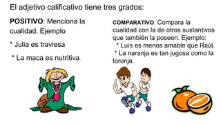 LOS ADJETIVOS 5° A-B 2024 .LENGUAJE Y COMUNICACION | PPTX