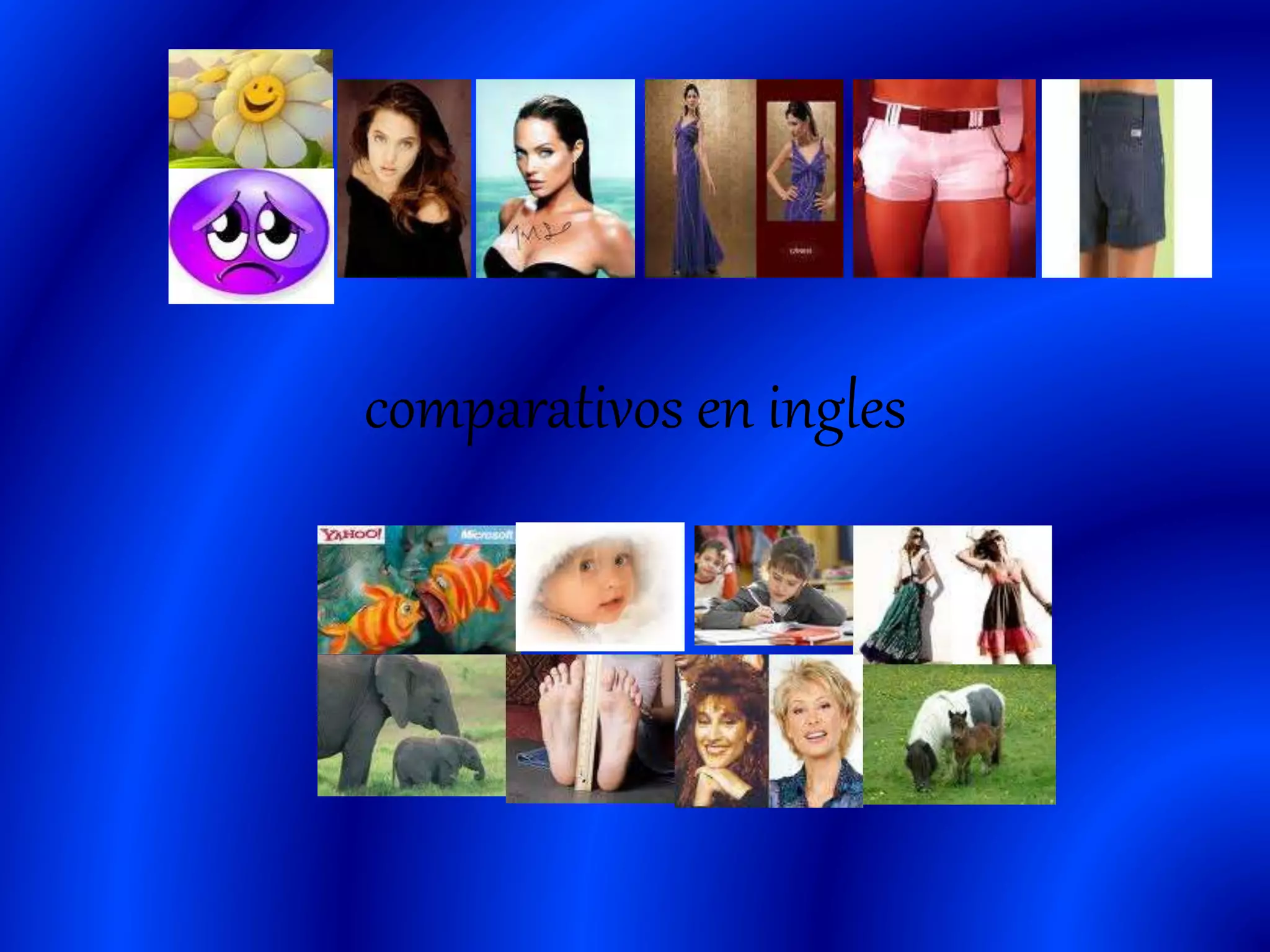 Los adjetivos comparativos en ingles1 | PPTX