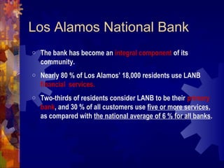 Los alamos national_bank | PPT