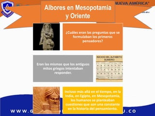 Los albores del pensamiento | PPTX
