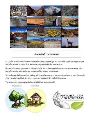 Los ambientes de la argentina | DOCX