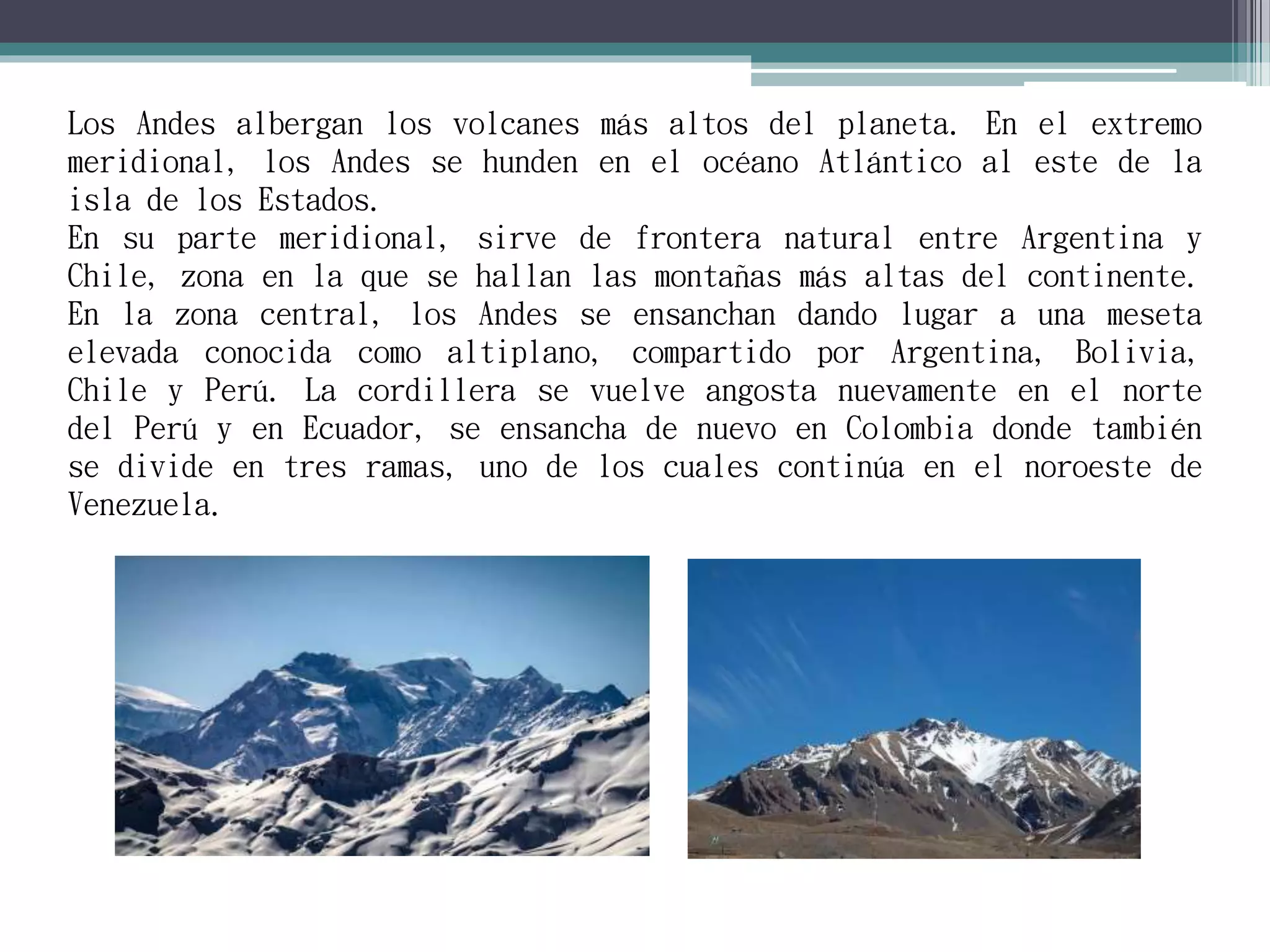 Los andes | PPTX